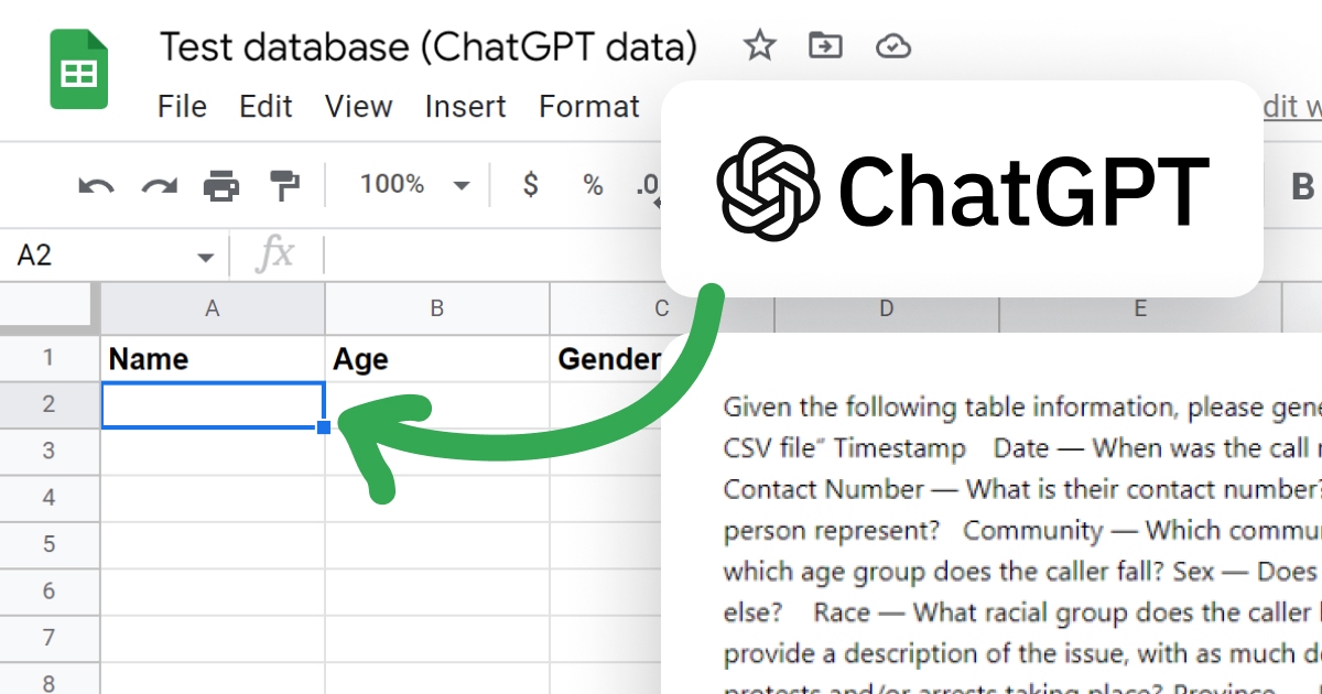 Supercharging Google Sheets with the Power of ChatGPT | OpenUp Blog